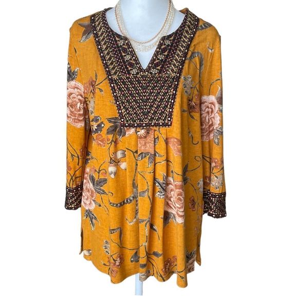 Soft Surroundings | Tops | Soft Surroundings Classic Fall Blouse | Poshmark